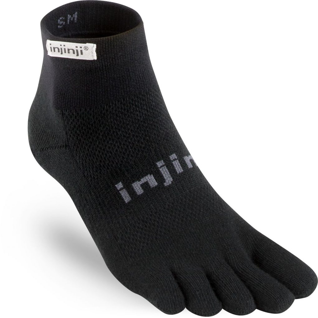 Injinji Trail Midweight Mini-Crew Toe Socks - Breezy | Feetus