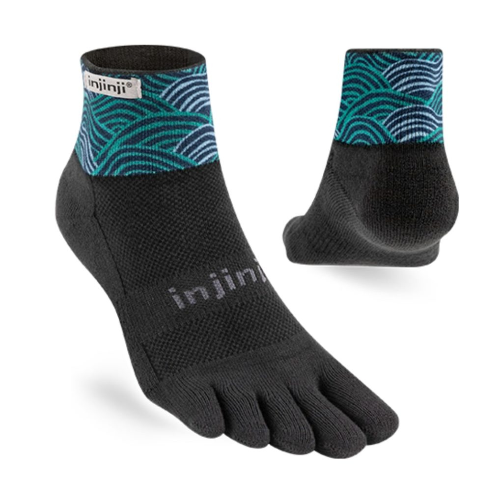 Injinji Artist Designed Trail Midweight Mini-Crew Trail Running Toe ...