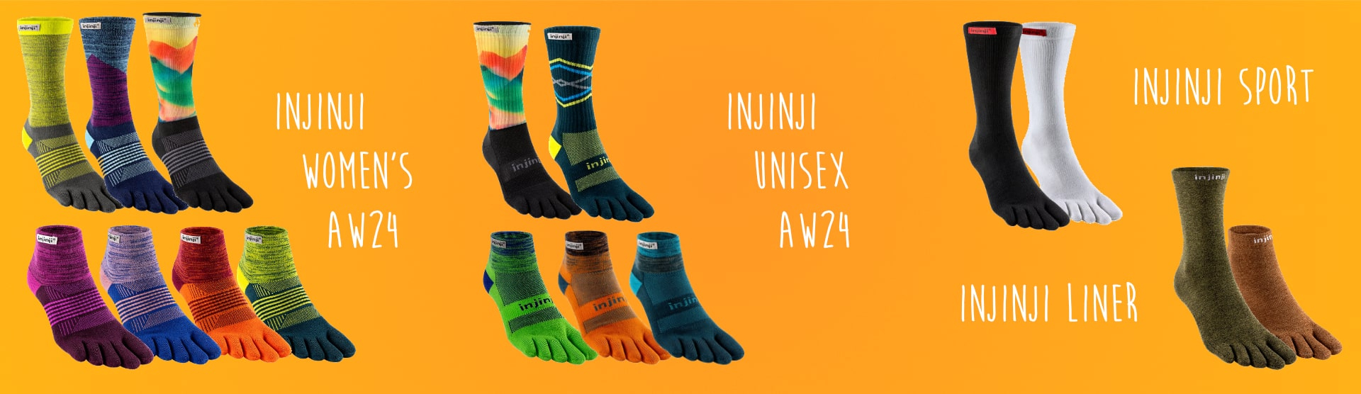 Shop the New Injinji AW24 Range at Feetus